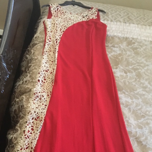 Dresses | Red Long Dress | Poshmark